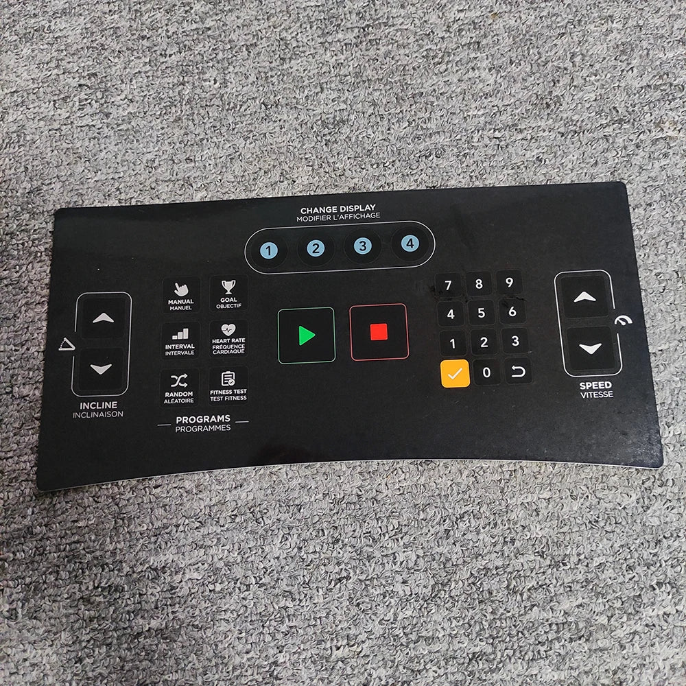 Vision T600 Treadmill membrane keypad 1000425703 film switch Manipulate ...